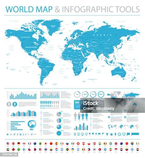 세계 지도 가장 인기 있는 플래그테두리 국가 및 도시infographic 그림 세계지도에 대한 스톡 벡터 아트 및 기타 이미지 세계지도 인포그래픽 국가 지리적 지역