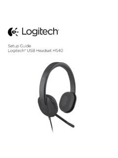 Setup Guide Logitech Usb Headset H Setup Guide Logitech Usb Headset H Pdf Pdf Pro