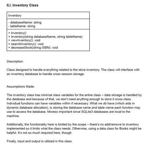 I Project Overview Diagram There Will Be 3 Classes