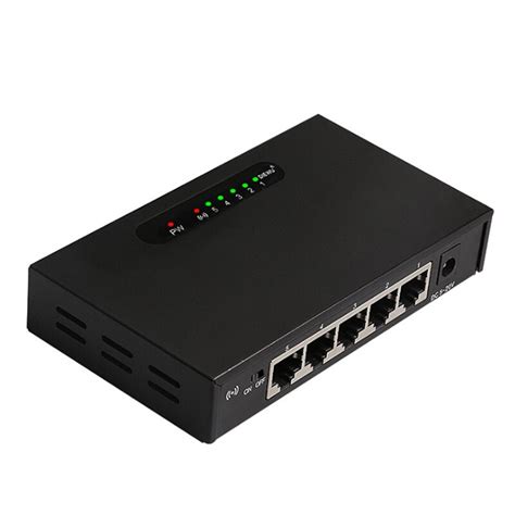 5 Port 100m Switch Ethernet Vlan Wall Mounted Mini Grandado