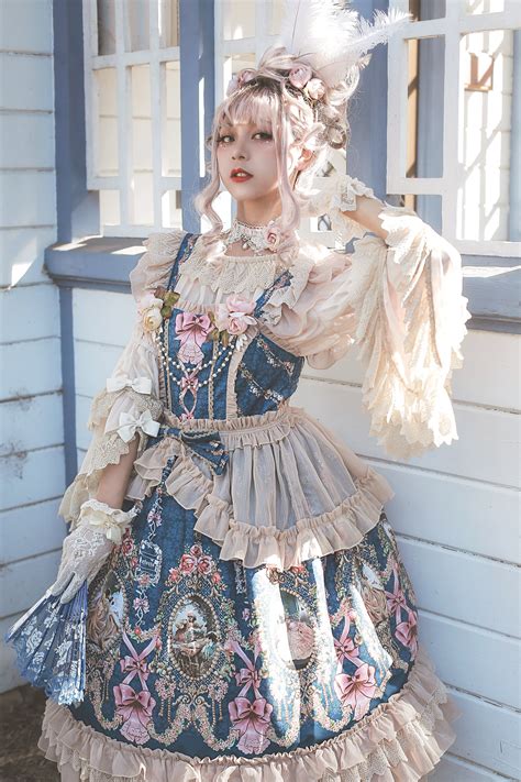 お気に入り Heartbeatslolita早秋ドレススーツロリータプロムティーパーティーバージョンJSKドレス長袖シャツ 袖なしロング