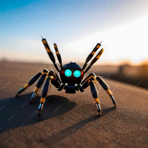 Premium Photo A Robot Spider