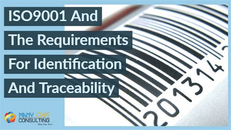 Iso9001 And The Requirements For Identification And Traceability Blog
