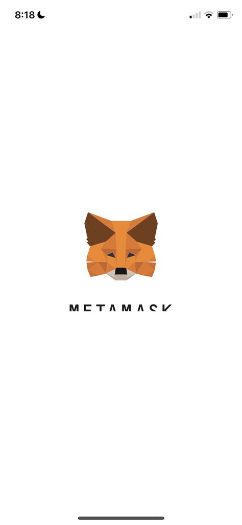 Screenshot Of MetaMask Splash Screen