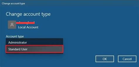 How To Change User Account Type And Permissions On Windows