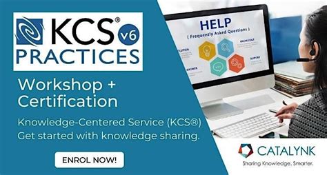Knowledge Centered Service Kcs V6 Practices Workshop Feb 27 Mar 2 Nzt