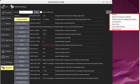 How To Keep Rc And Sensor Calibration Parameters During Param Reset