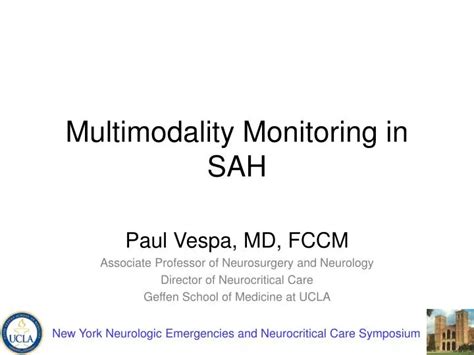 Ppt Multimodality Monitoring In Sah Powerpoint Presentation Free