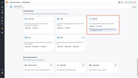Data Connection • External Connections From Code • External Transforms • Palantir