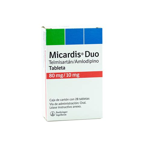 Micardis Duo 8010mg Tab C28 Farmacias San Isidro Farmacia A Domicilio