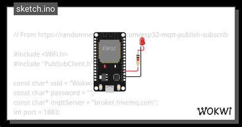 Mqttledhồng Phúc Wokwi Esp32 Stm32 Arduino Simulator