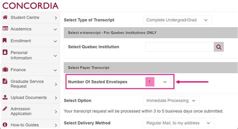 How To Request An Official Transcript Laptop Concordia University