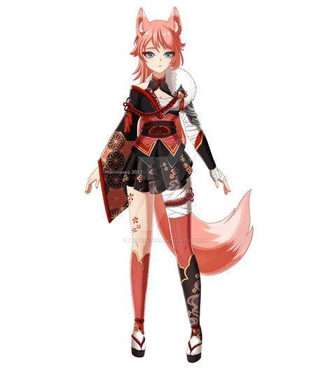 [genshin] Aki Model By Malviinovka On Deviantart