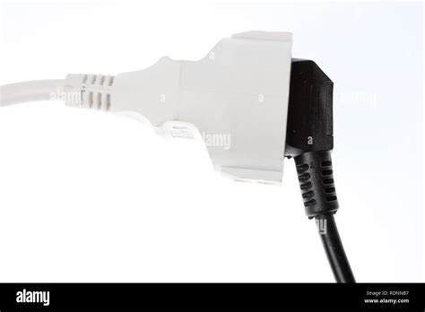 Extension Cord Connection Of Plug And Socket Stock Photo Alamy