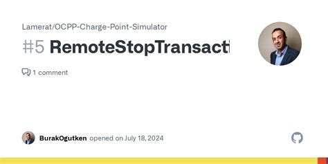 Remotestoptransaction Issue Lamerat Ocpp Charge Point Simulator Github