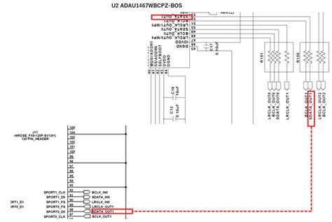 ADAU SigmaStudio How To Output Audio Data From The SDATA OUT Pin Q A SigmaDSP