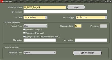Oracle Ebs How To Create Display Only Dff Using Special Value Set
