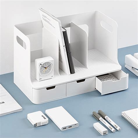 시스맥스 시스맥스 올리오책꽂이 3단 책상 책꽂이 정리함 미니 간이 서랍 책꽂이 위시버킷