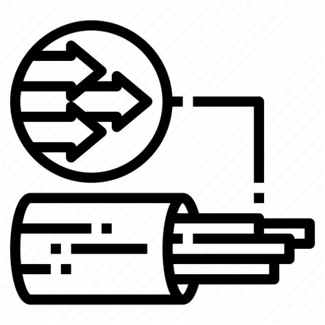 Bandwidth Fiber Optic Internet Broadband Optical Icon Download