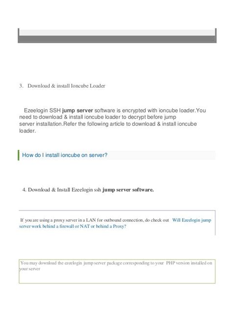 How To Install Setup And Configure Ssh Jump Server On A Linux Box Pdf