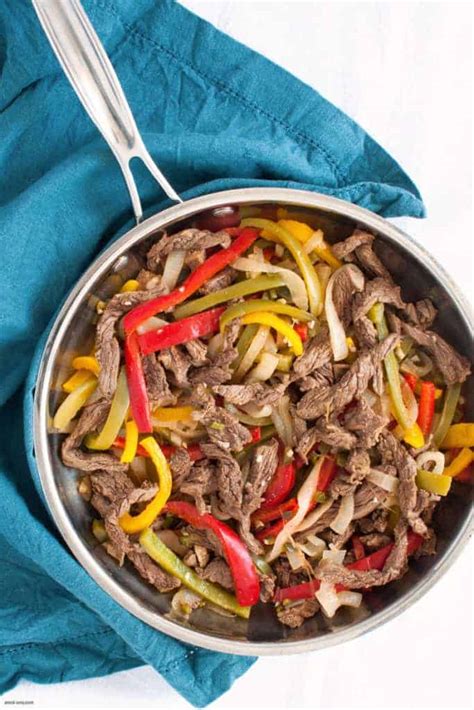 Keto Steak Fajitas Small Eats