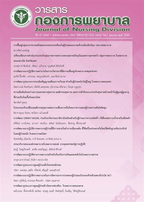 โปรแกรมปรับเปลี่ยนพฤติกรรมสุขภาพต่อภาวะเสี่ยงการเป็นโรคเบาหวานของ
