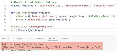 How To Set Global Variables In Python Functions