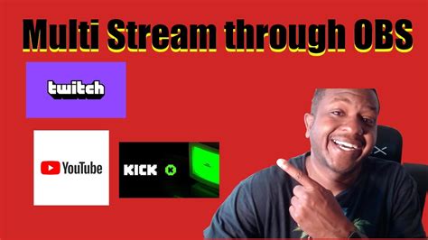 How To MULTISTREAM Directly From OBS STUDIO YouTube