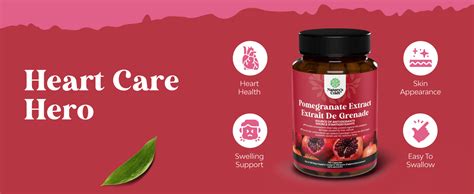 Extra Strength Pomegranate Extract Capsules Pomegranate Supplement With Superfood Antioxidants