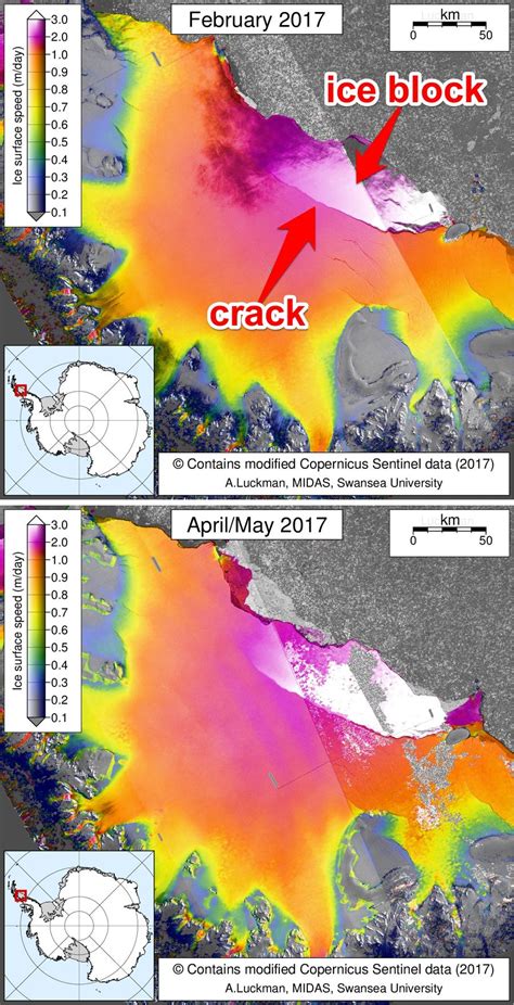 Part Of Antarcticas Larsen C Ice Shelf May Soon Calve Into The Ocean Business Insider