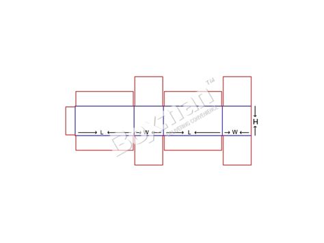 BOXMAN Custom Made Box C04 CSSC CENTER SPECIAL SLOTTED CONTAINER
