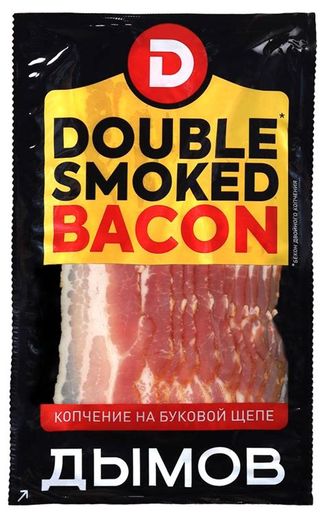 Бекон сырокопченый Дымов Дабл Смок 200 г отзывы