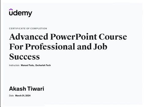 Akash Tiwari On Linkedin Im Thrilled To Announce That I Have Successfully Completed Advanced…