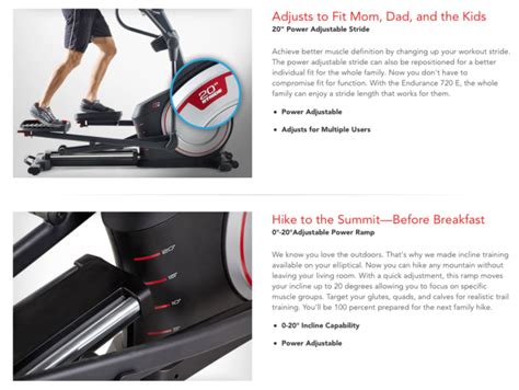 Proform Endurance 720e Elliptical Trainer Uk