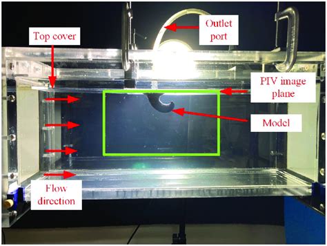 Water Tunnel Experimental Setup Using Piv For Velocity Field