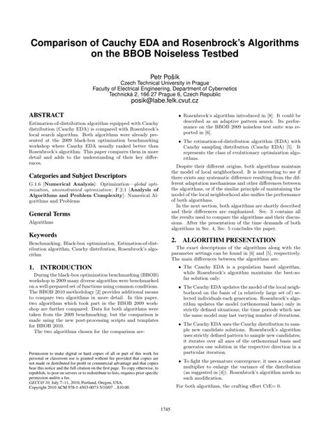 pdf comparison of cauchy eda and rosenbrock s algorithms on the bbob