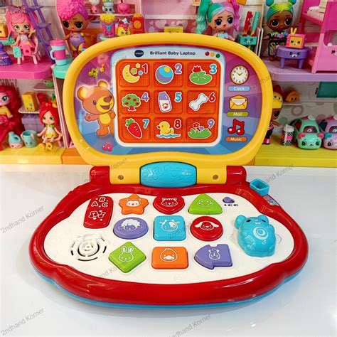 Preloved Vtech Brilliant Laptop Hobbies Toys Toys Games On Carousell