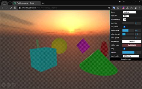 Patterntexture Is Working Incorrectly In The Outline Effect Demo · Issue 511 · Pmndrs