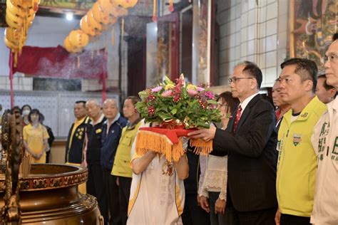 立法院長游錫堃 出席壯圍鄉同安廟贈匾活動 蕃新聞