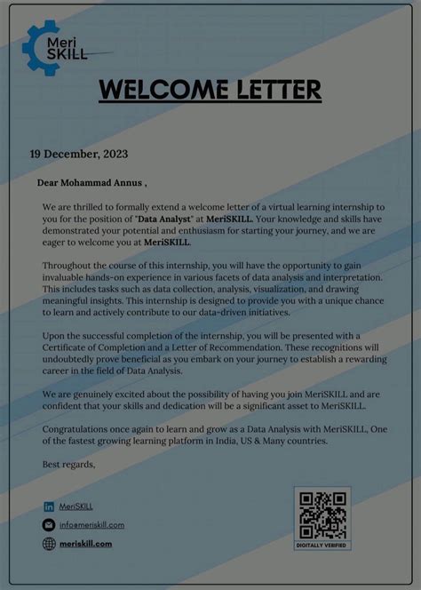 Mohammad Annus On Linkedin Dataanalysis Virtualinternship Meriskill