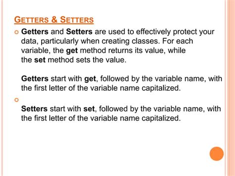 Gettersandsetterspptx