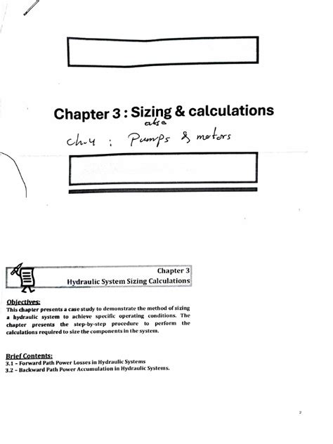 Sizing And Calculation Pumps And Motors Pdf