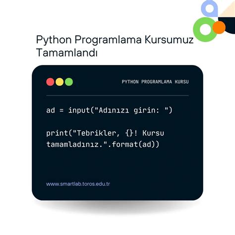 Smartlab Tarafından Düzenlenen Python Programlama Kursu Tamamlandı Öğrencilerimiz 6 Hafta