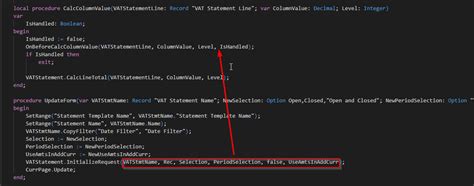 Additional Parameter Request Page 475 Vat Statement Preview Line · Issue 8310 · Microsoft