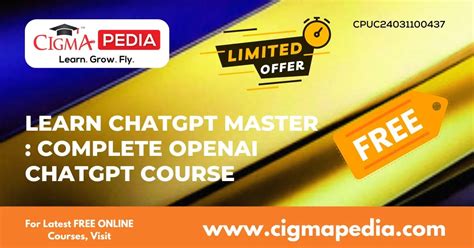 Learn Chatgpt Master Complete Openai Chatgpt Course Free Udemy