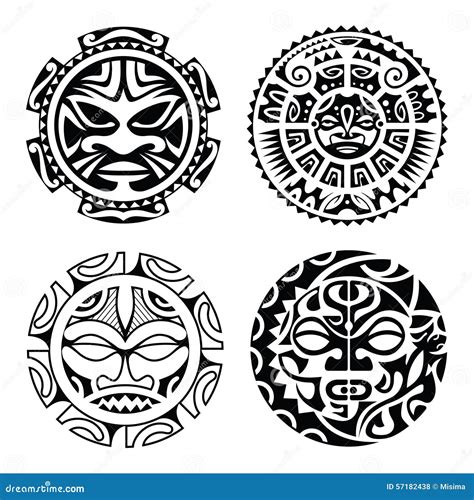 Polynesian Tattoo Design Ancient Polynesian Native Ornament Vector