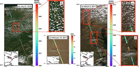 Cloud Effects On Oco‐2 X Co2 Visualized Using Oco‐2 X Co2 Data