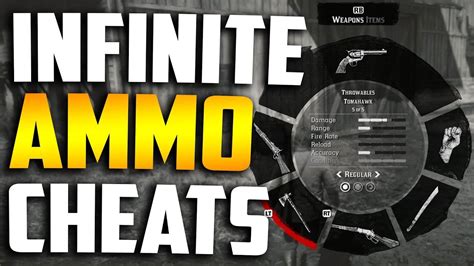 Infinite Ammo All Guns Cheat Codes In Red Dead Redemption 2 Youtube