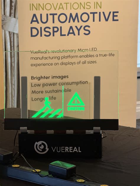 Vuereal Takes Microled In New Directions At Ces 2025 Display Daily