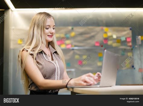 Beautiful Woman Blond Image And Photo Free Trial Bigstock